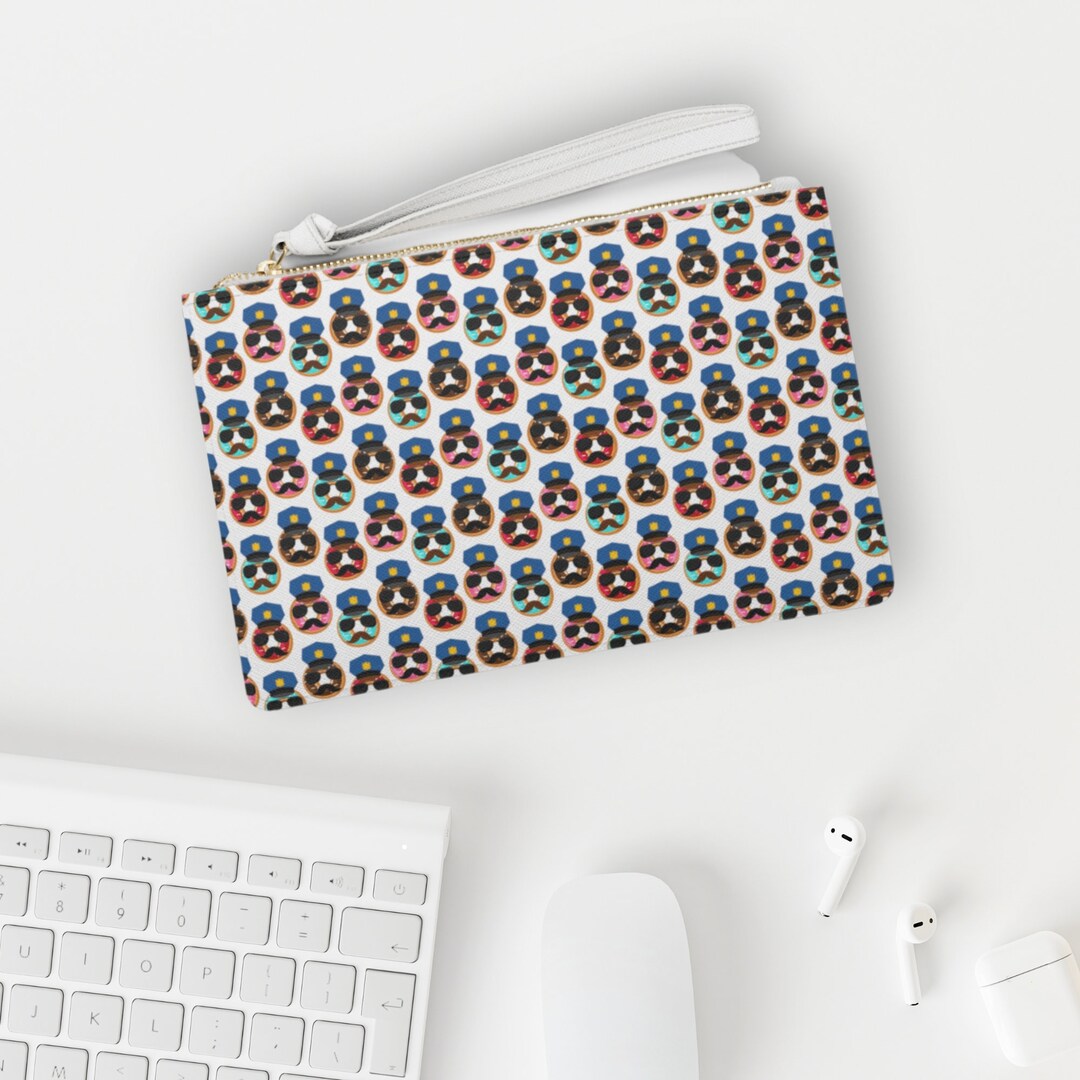 Funny Police Donut Clutch Wallet - Etsy