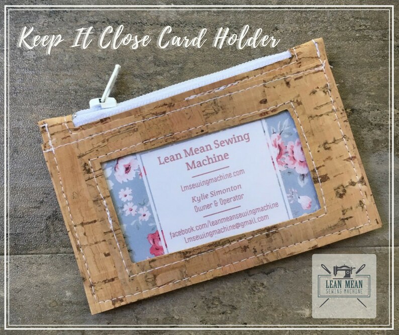 Keep It Close Card Holder PDF Pattern / Card Holder Pattern / - Etsy Canada