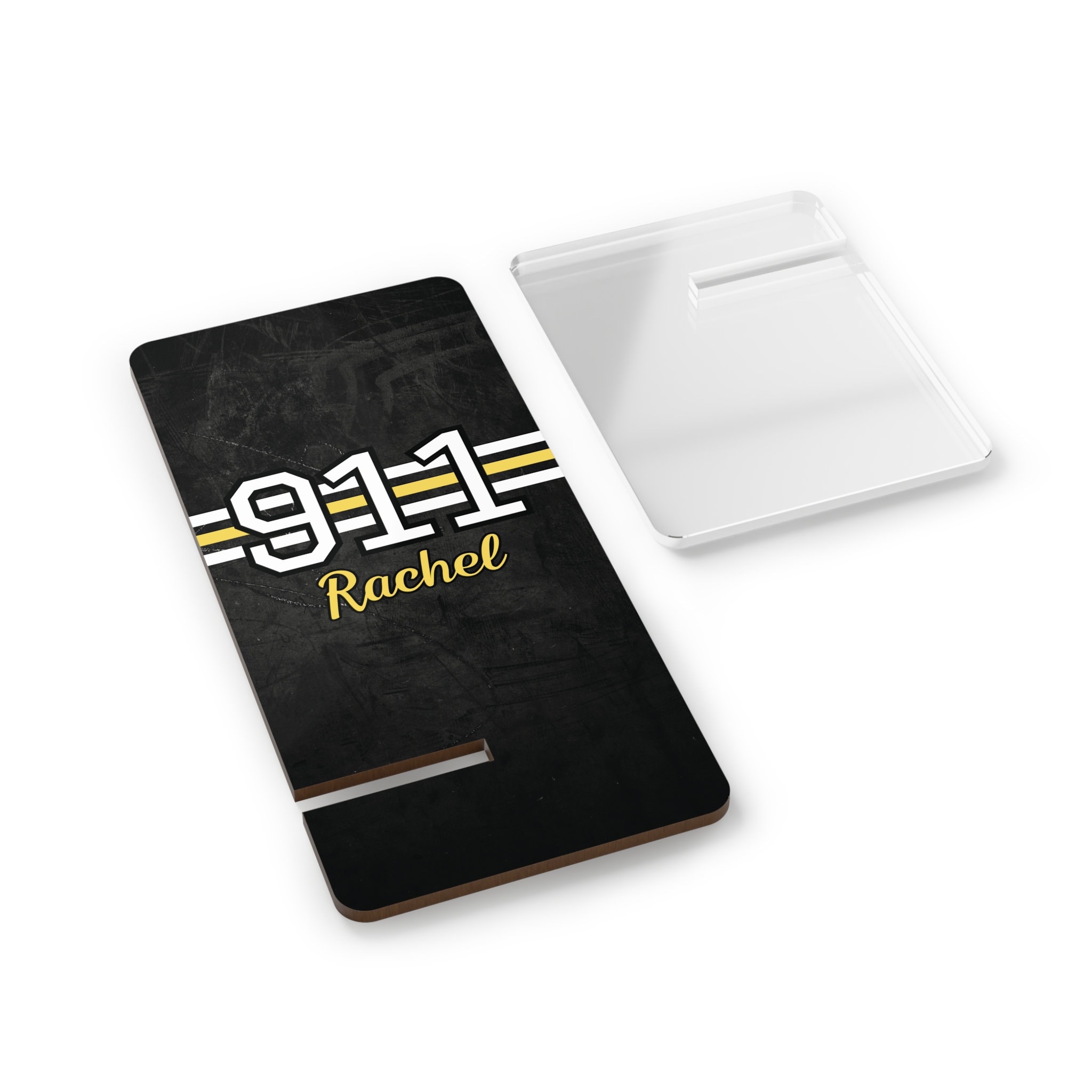Custom 911 Dispatcher Mobile Display Stand for Smartphones Personalized ...