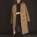 Autumn Camel Wool Coat / Woman Wool Coat / Winter Wool Overcoat / Fall ...