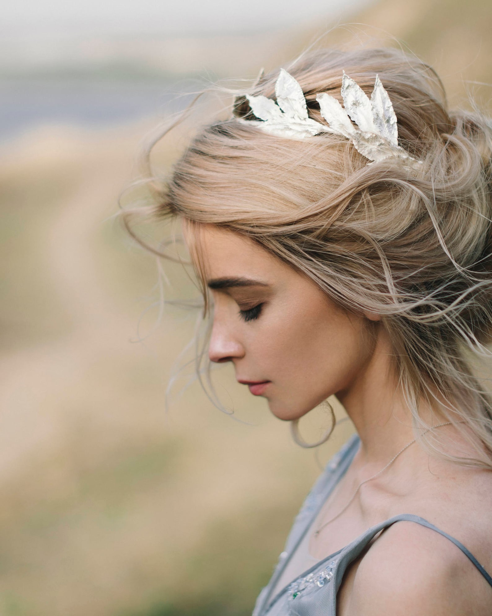 Bridal Tiara Bridal Silver Crown Silver Wedding Headpiece | Etsy