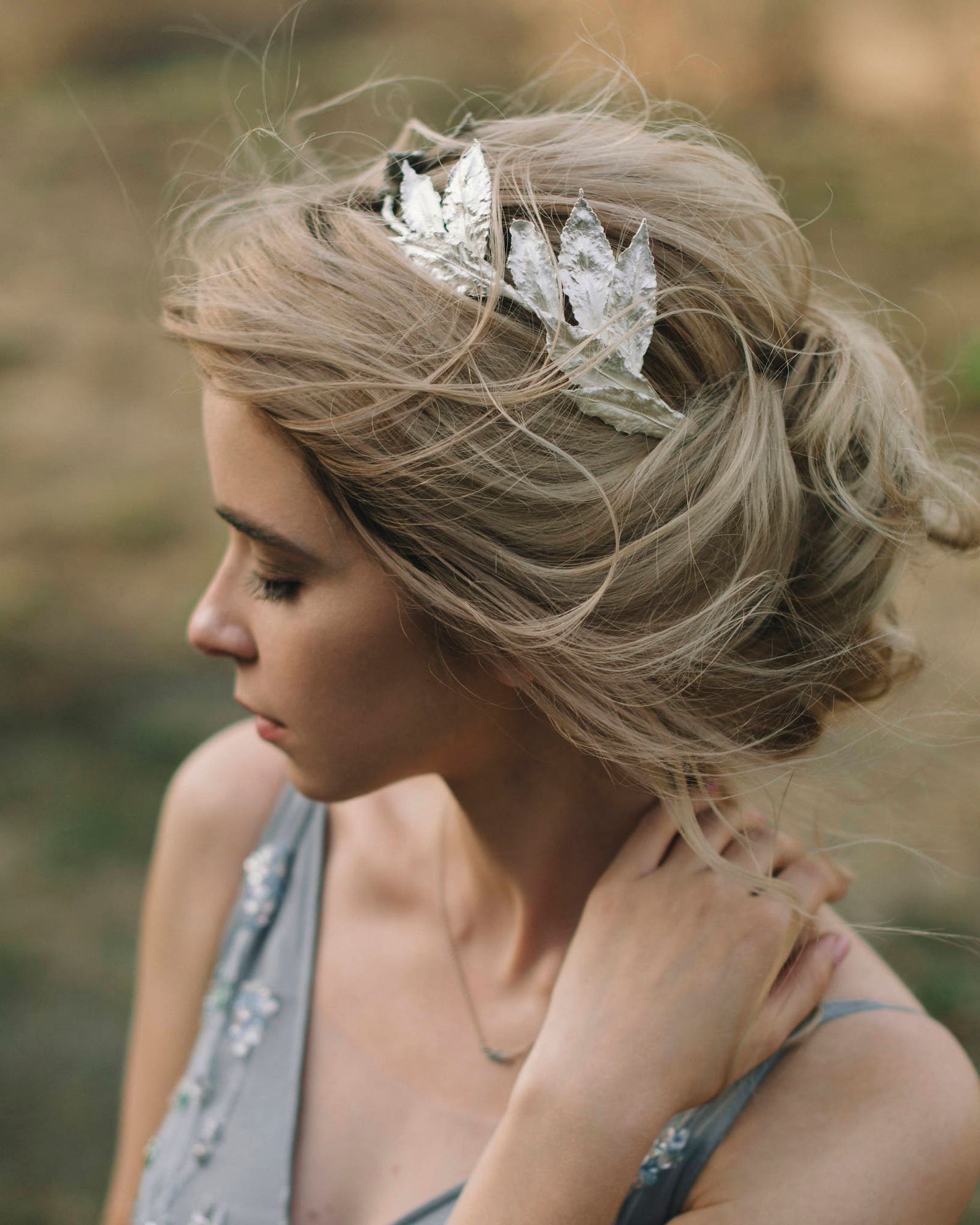 Bridal Tiara Bridal Silver Crown Silver Wedding Headpiece | Etsy