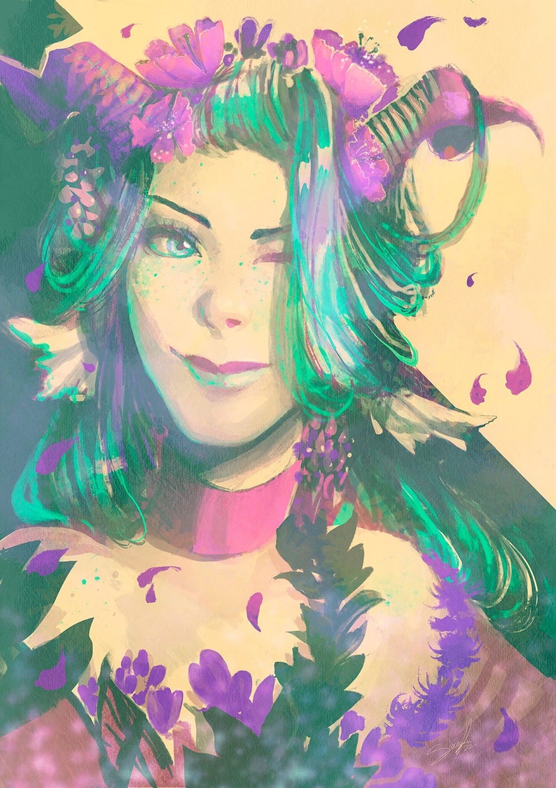 Fearne Critical Role Art Print - Etsy