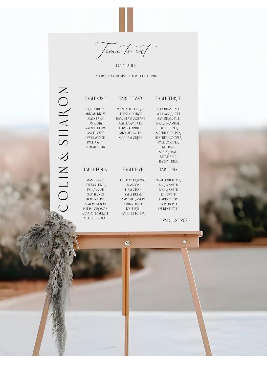 DECAL ONLY, DIY Seating Chart, Wedding Vinyl Stickers, Table Plan ...