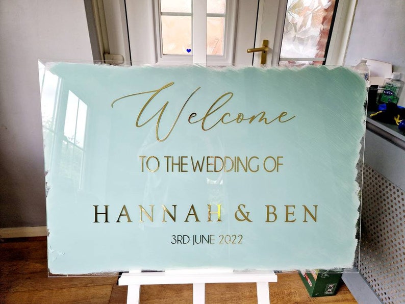 A2 Welcome Sign A2 Wedding Sign A2 Acrylic Wedding Sign A2 - Etsy