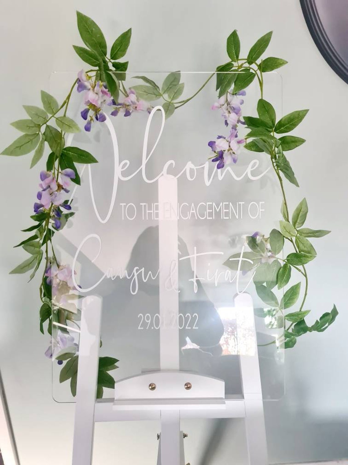 A2 Welcome Sign A2 Wedding Sign A2 Acrylic Wedding Sign A2 - Etsy UK