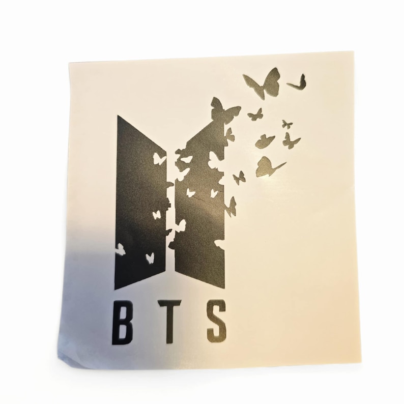 BTS Vinyl Sticker Decals, Personalise, Water Bottles, Laptop, Tablet ...