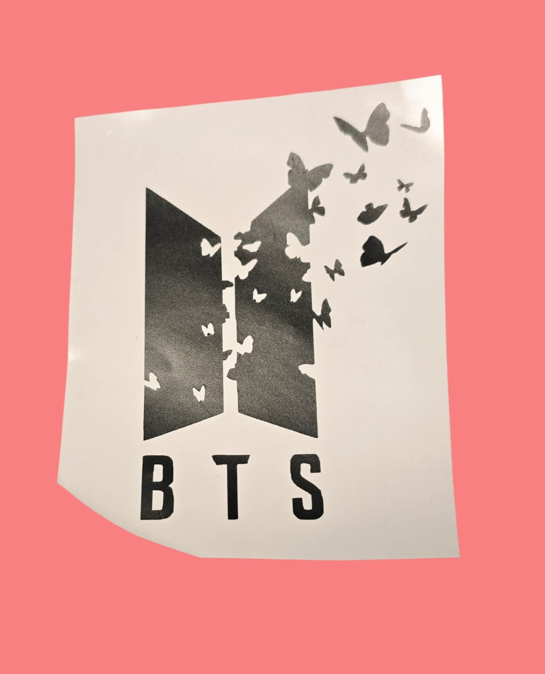 BTS Vinyl Sticker Decals, Personalise, Water Bottles, Laptop, Tablet ...