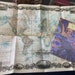 WORLD MAP, 1857. Old Map Reprint. Linen Backed, Folded Map. Wall Decor ...