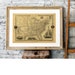 UNITED STATES MAP, 1851. Old Map Reprint. Linen Backed, Folded Map ...