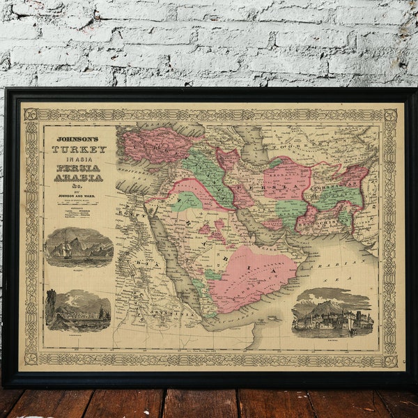Linen Map - Etsy