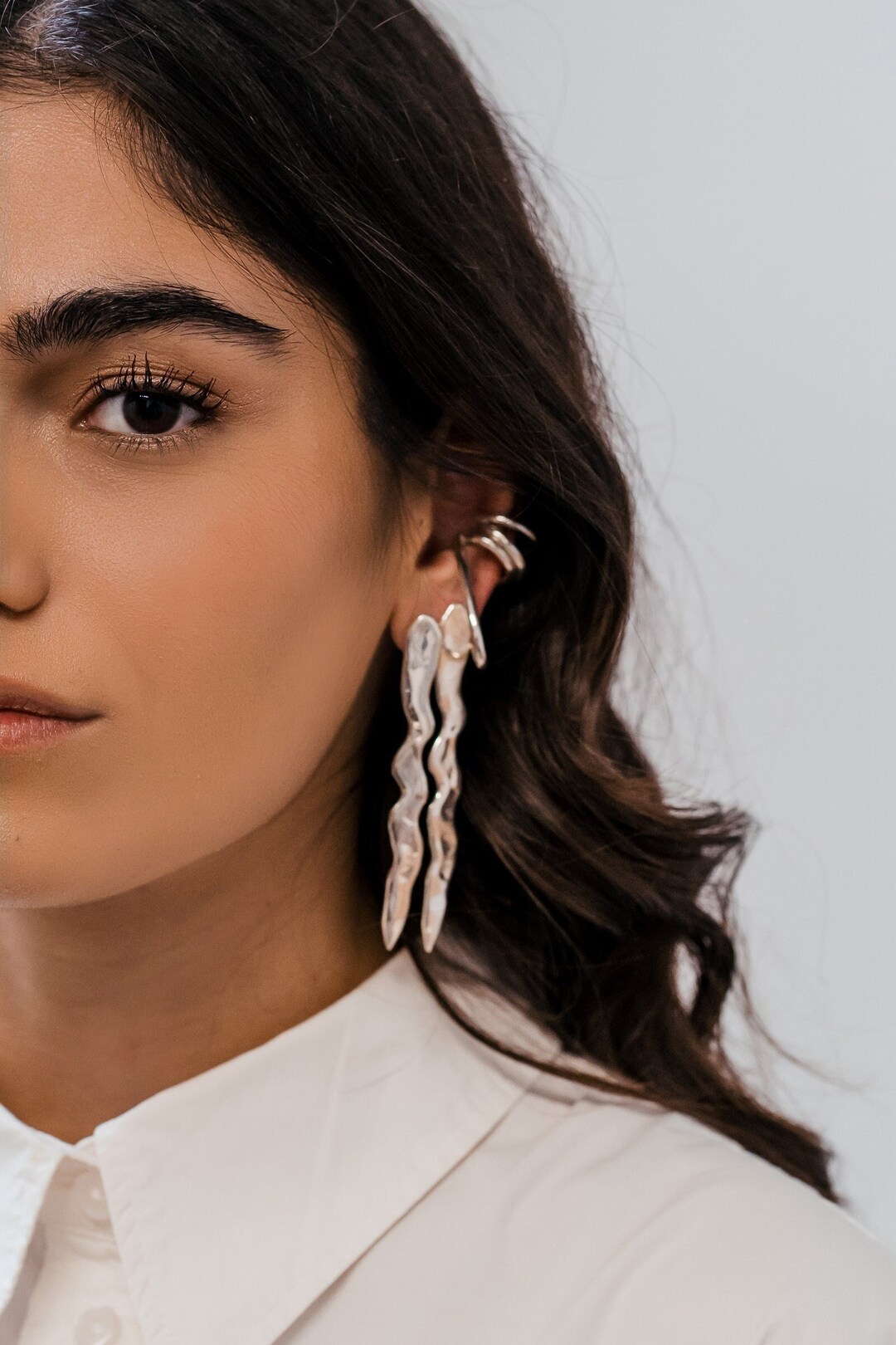 SNAKE Earrings - Etsy