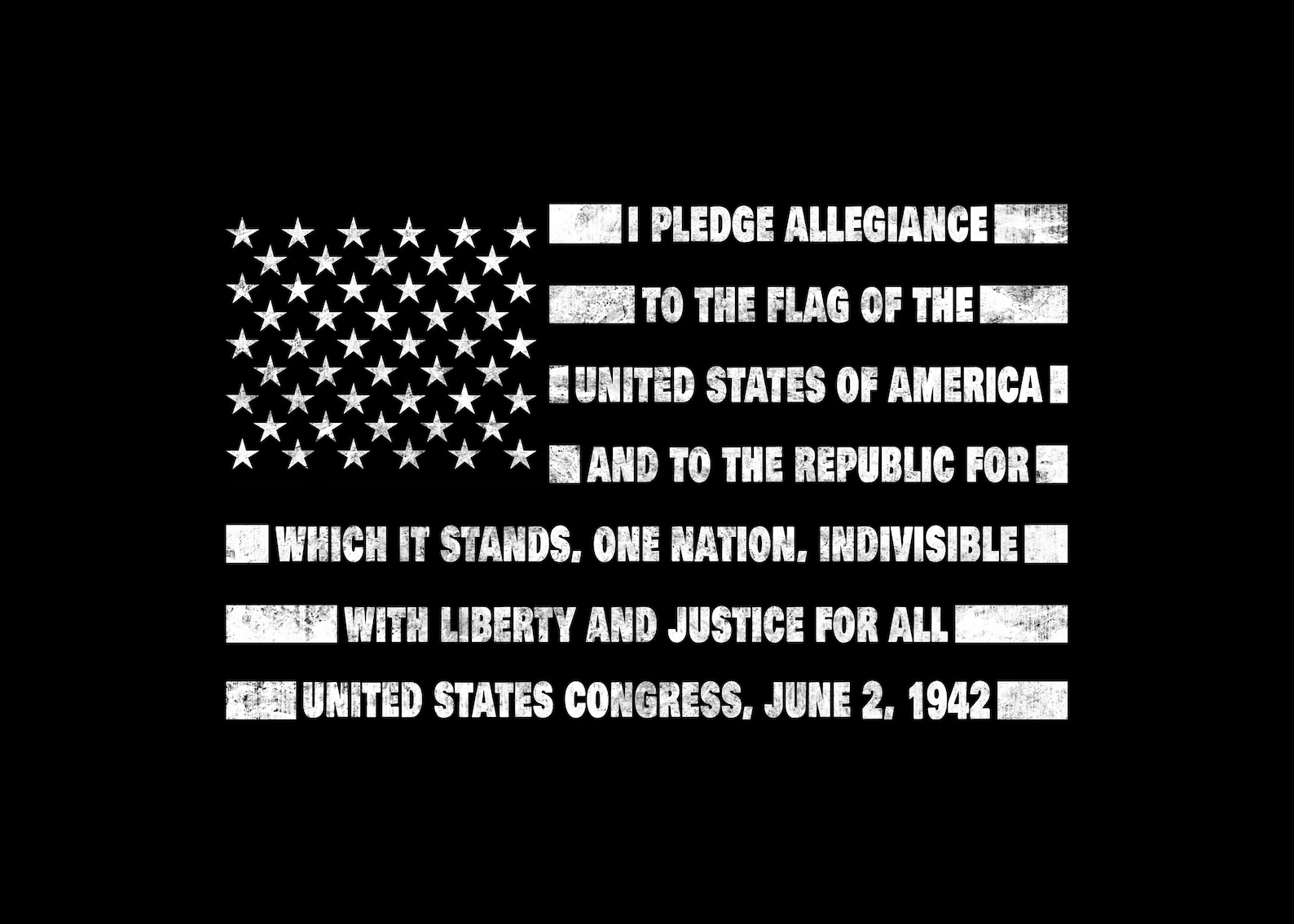 Original 1942 Pledge of Allegiance T-shirt Secular Atheist | Etsy