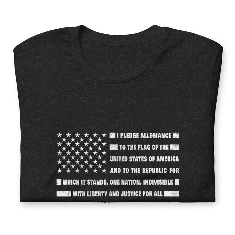 Original 1942 Pledge of Allegiance T-shirt for Atheists, Secular ...