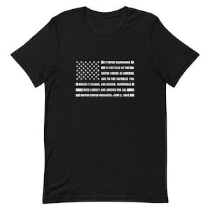 Original 1942 Pledge of Allegiance T-shirt for Atheists, Secular ...