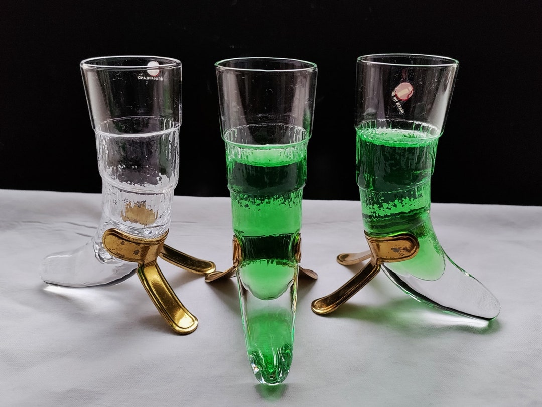 Iittala: Two HARALD HORN Shot Glasses, Designed by Valto Kokko - Etsy