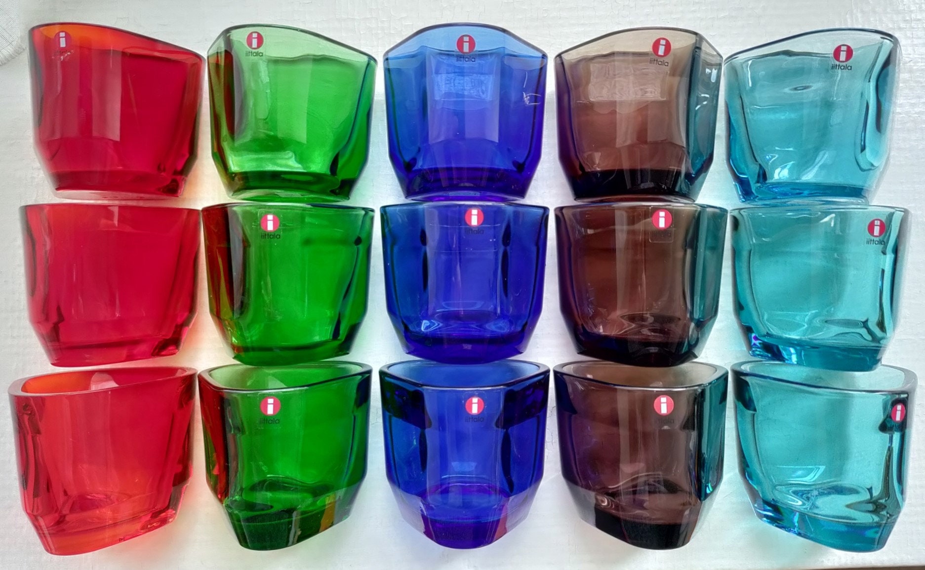 Iittala: A Sample of Five TRIS Tealight Colors Including Red - Etsy