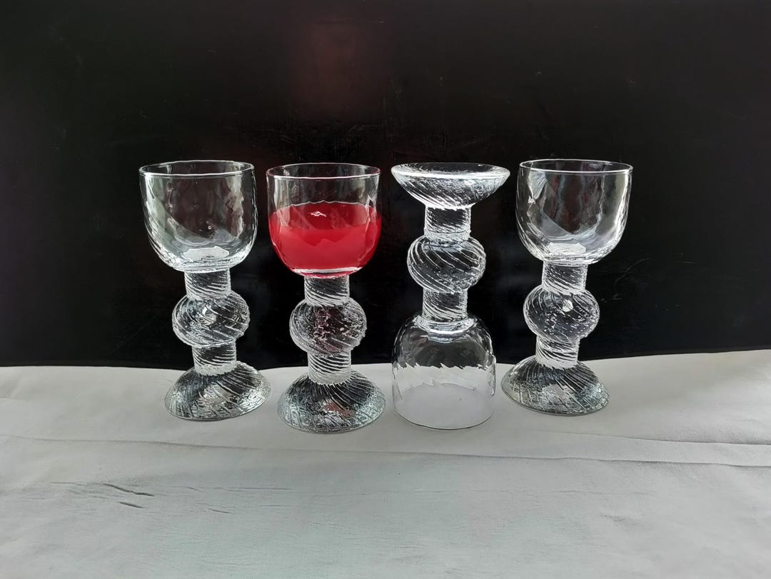 Iittala: Four Handmade RITARI Liqueur Glasses, Designed by Timo ...