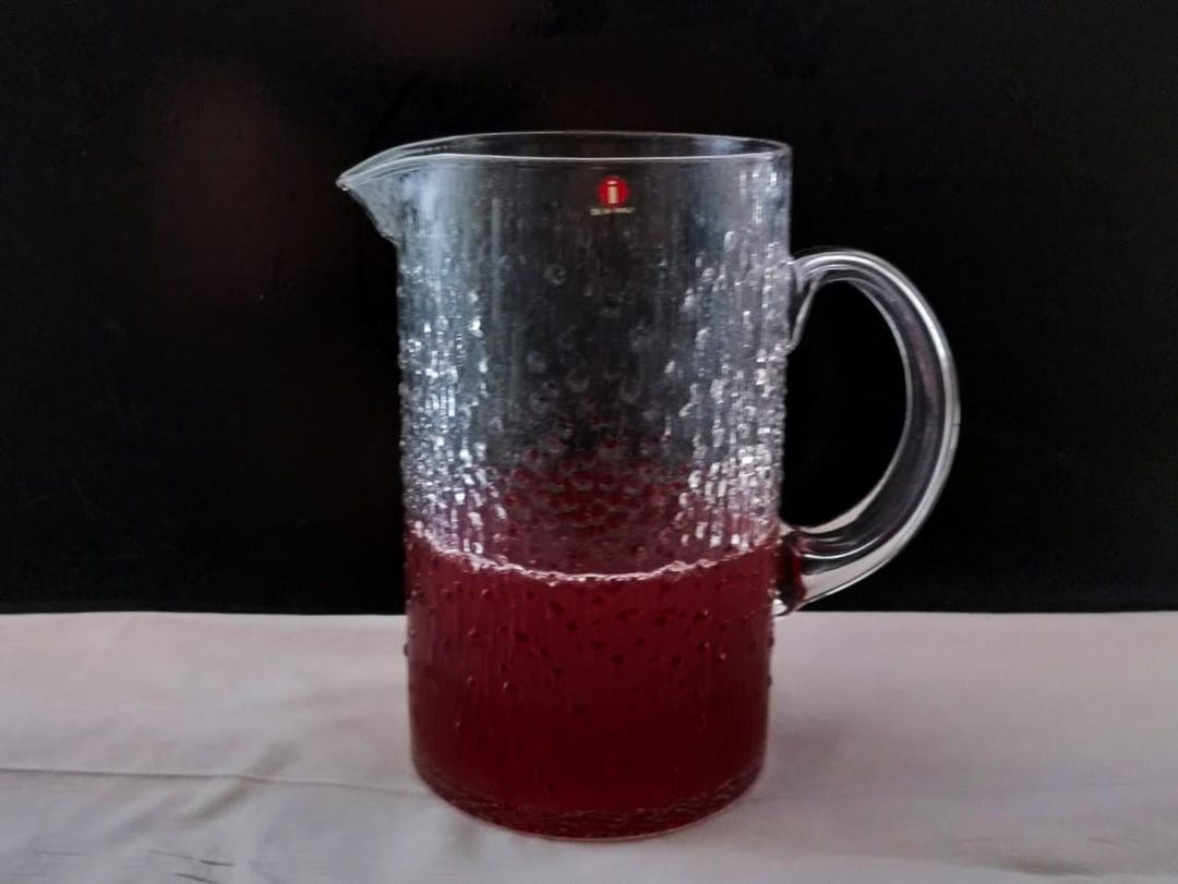 Iittala: Handmade HOPLA Series One Liter Pitcher, Designed by Tapio ...