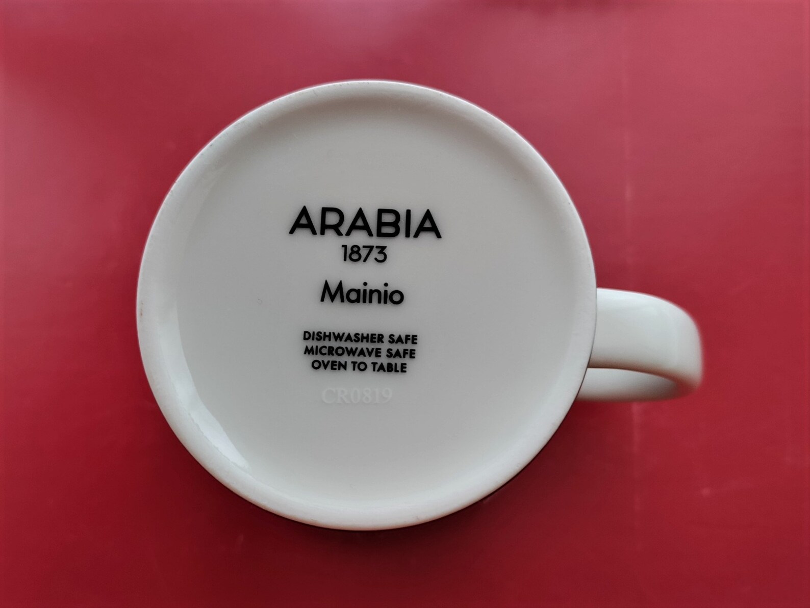 Arabia Finland: One SARASTUS RUUDUKKO Mug, Made According to Mainio ...