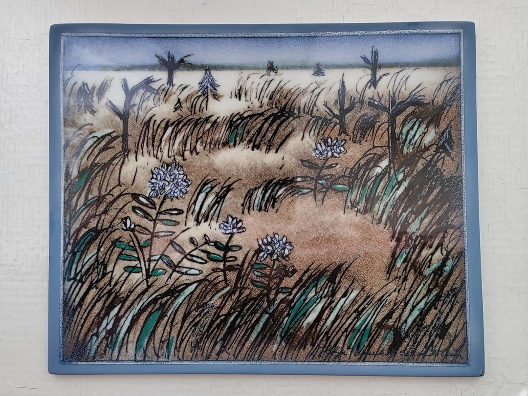 Arabia Finland: Rare Collectible Large Wall Tile SUO swamp, Designed by ...