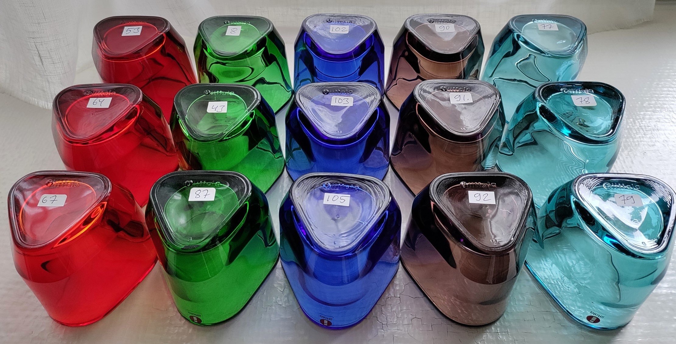 Iittala: A Sample of Five TRIS Tealight Colors Including Red - Etsy