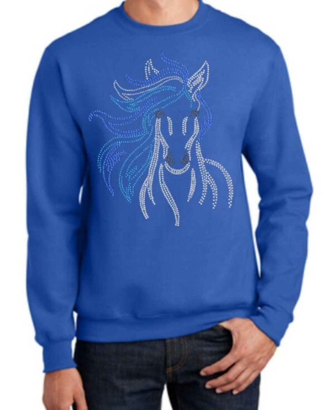 Wavy Horse Head - Etsy