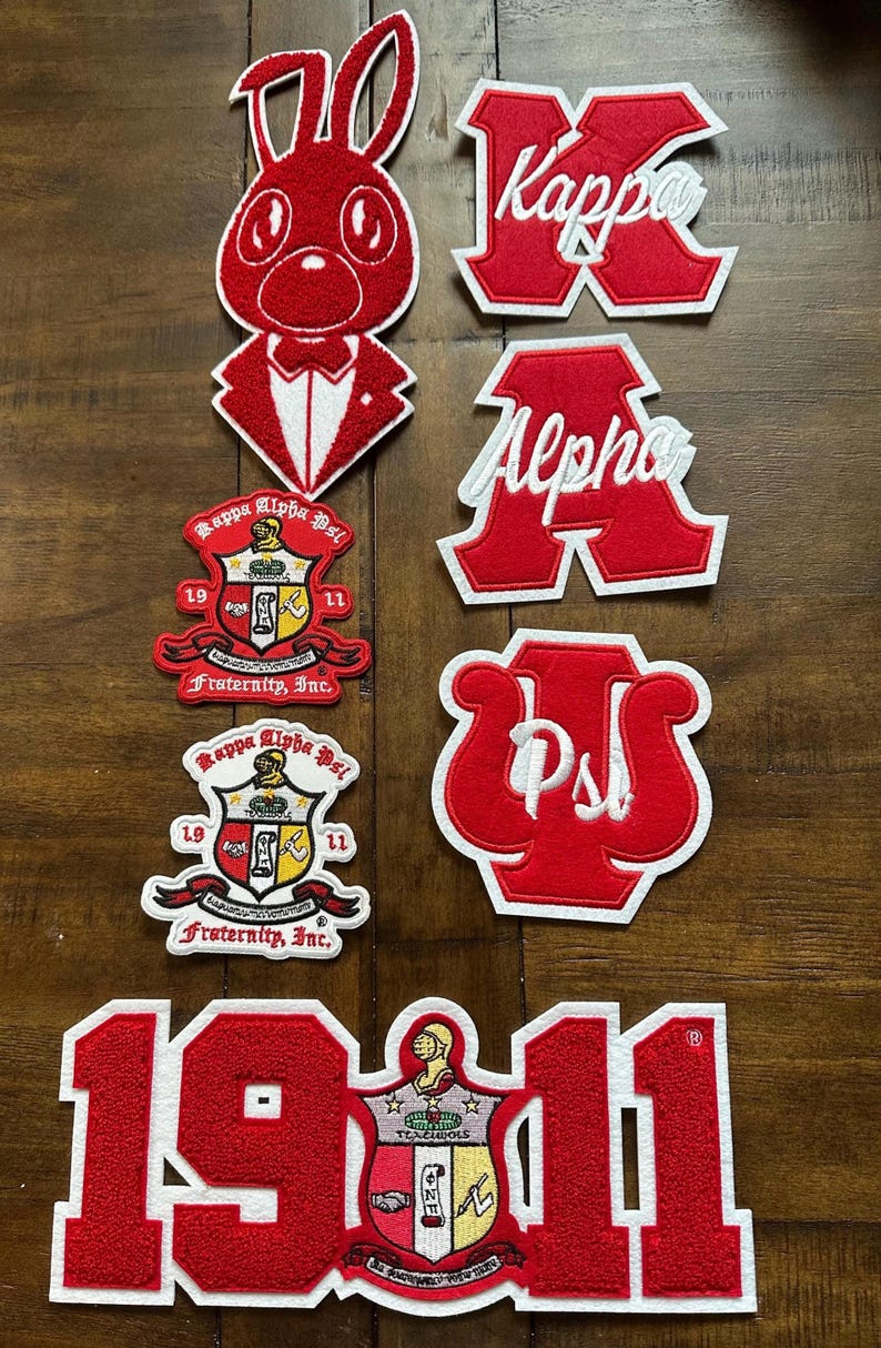 Kappa Fraternity Iron- on Patches - Etsy