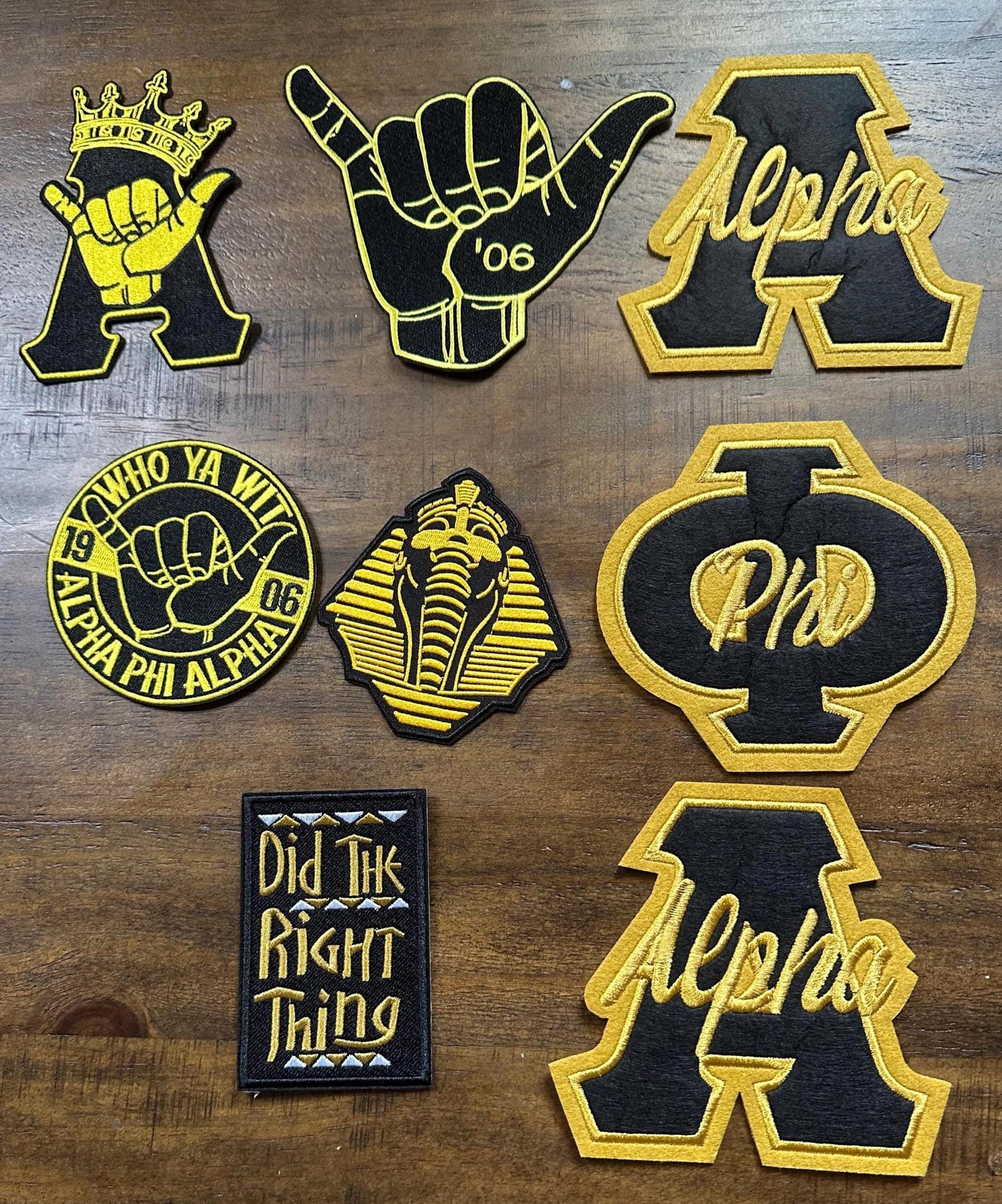 Alpha Iron- on Patches - Etsy