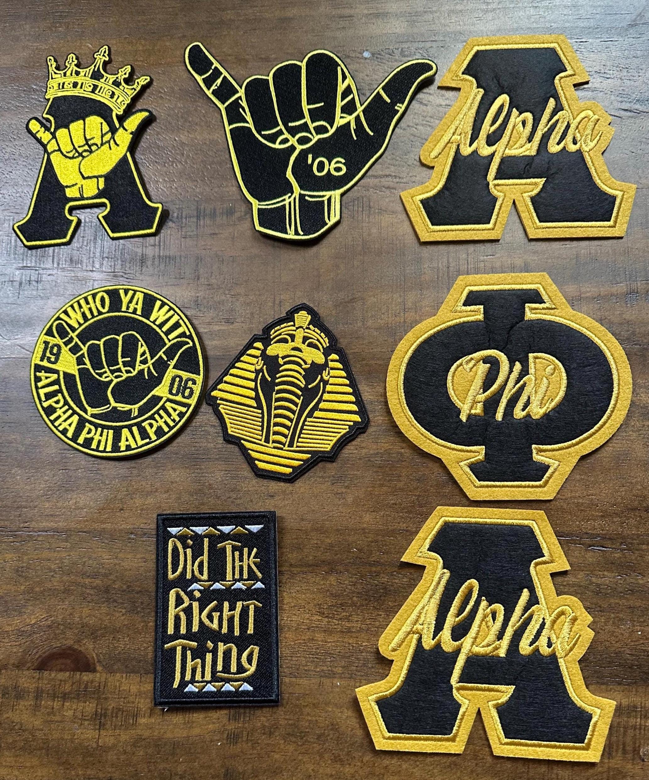 Alpha Iron- on Patches - Etsy