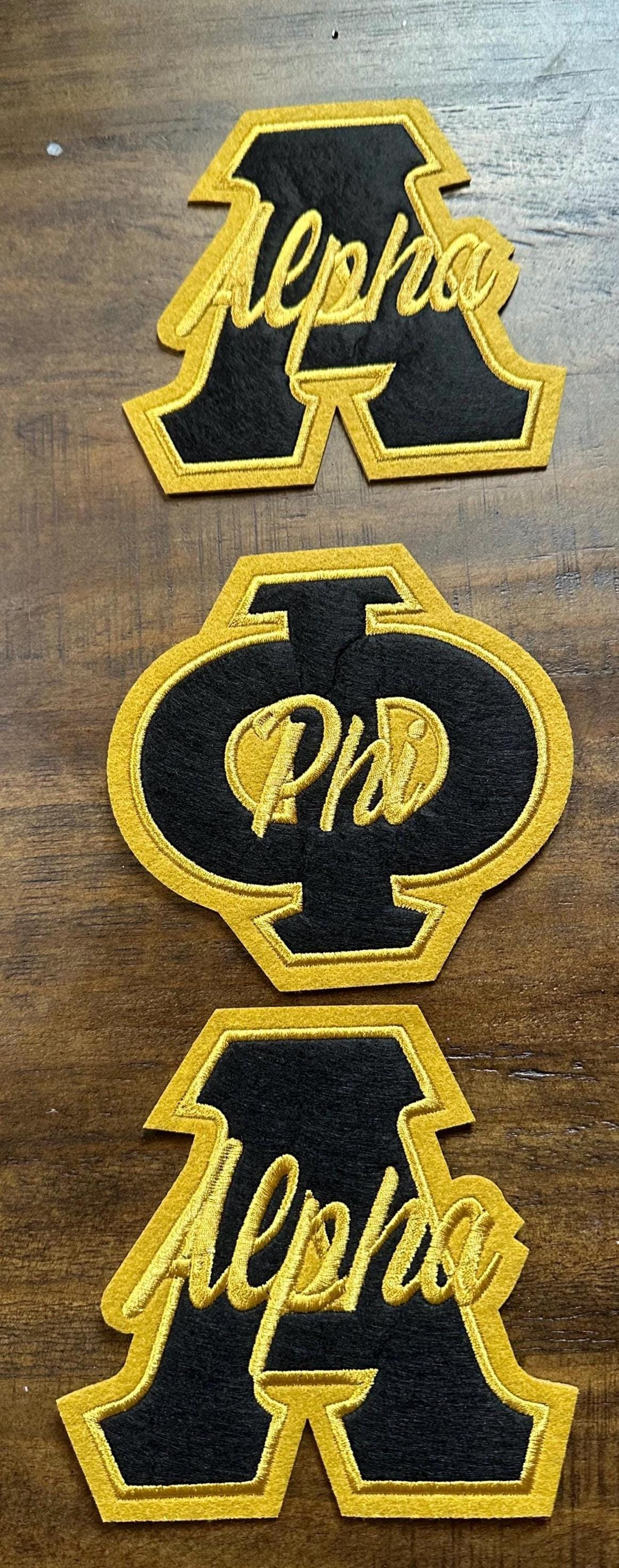 Alpha Iron- on Patches - Etsy