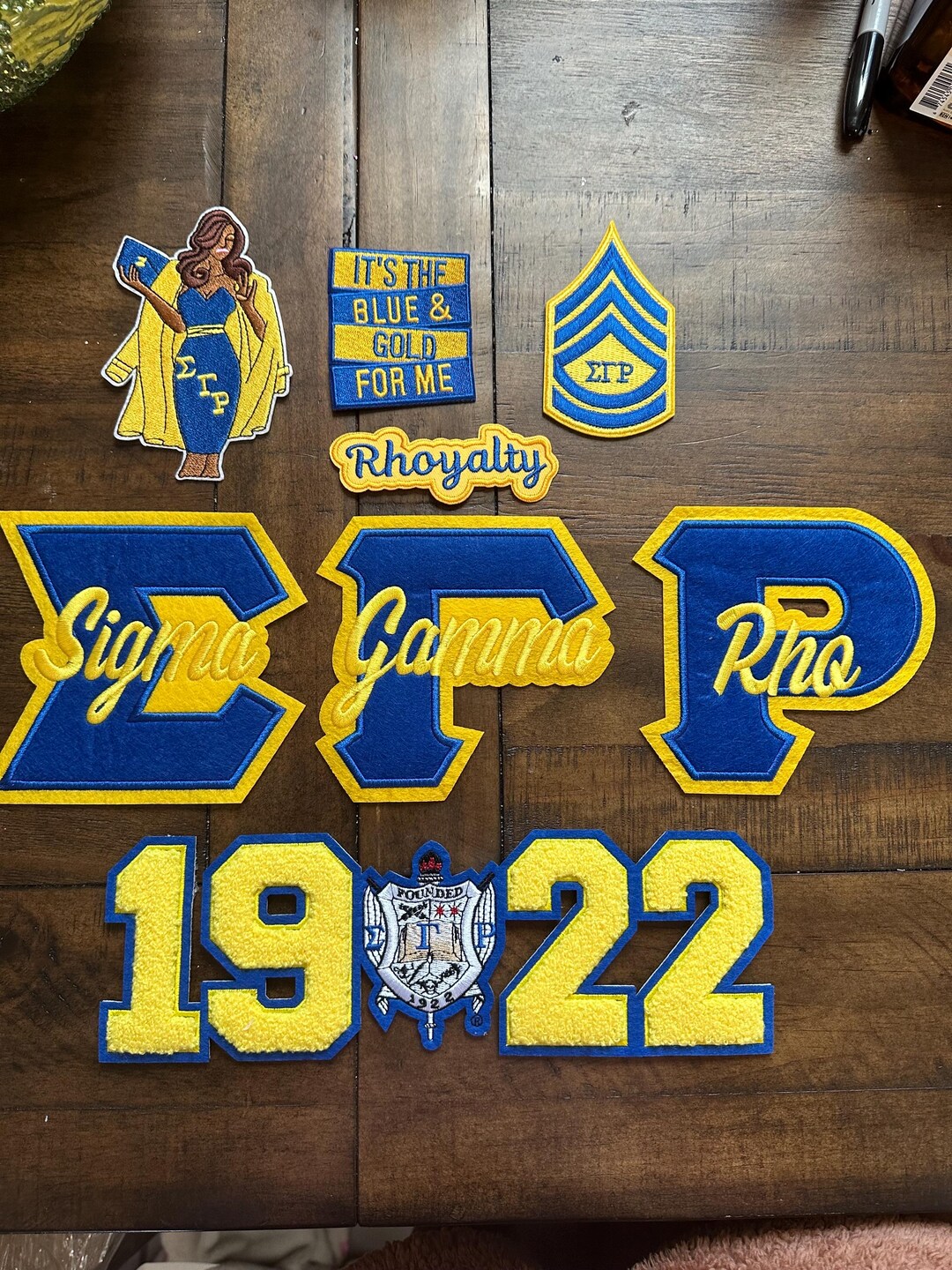 Sigma Gamma Rho Iron- on Patches - Etsy