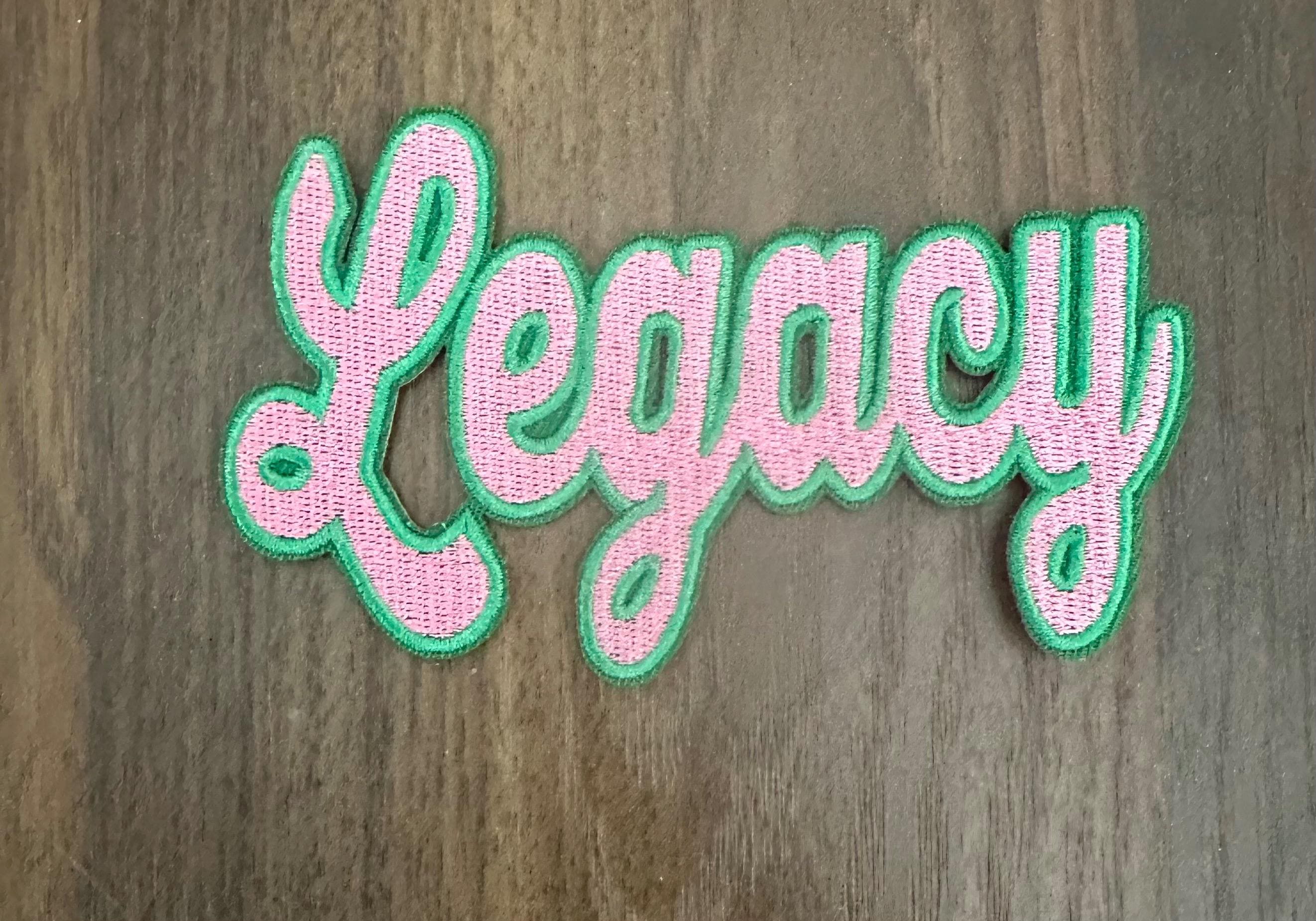 AKA Pink and Green Iron- on Patches - Etsy