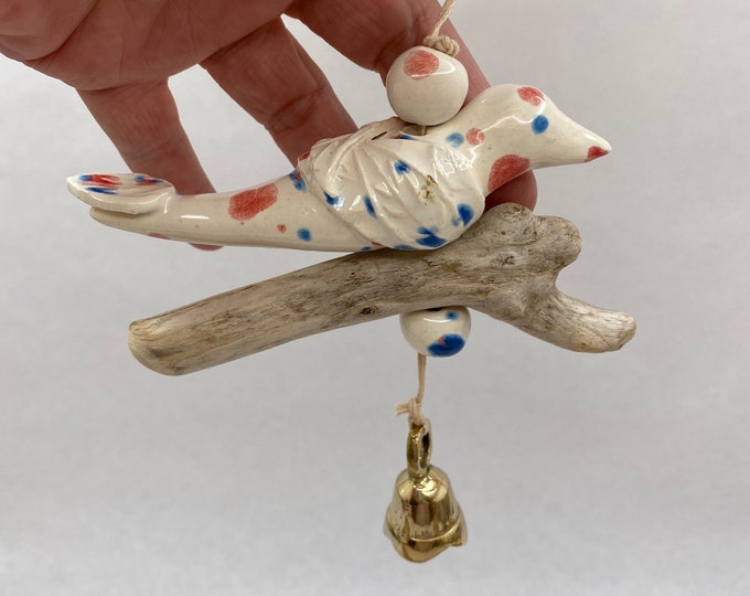 Handmade Ceramic Bird Wind Chime/ornament on | Etsy