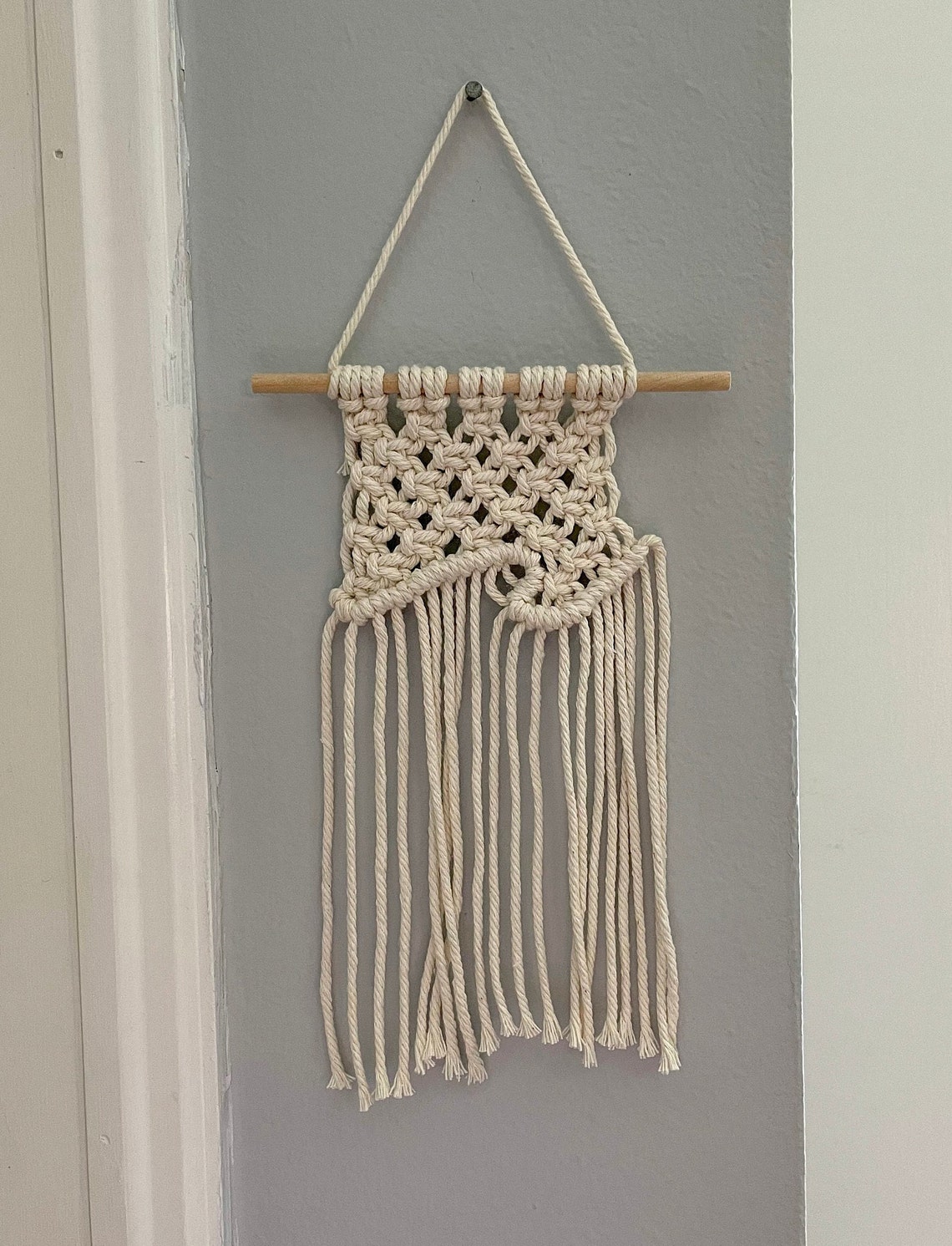 Macrame Wave Wall Hanging | Coastal Home Decor | - Etsy
