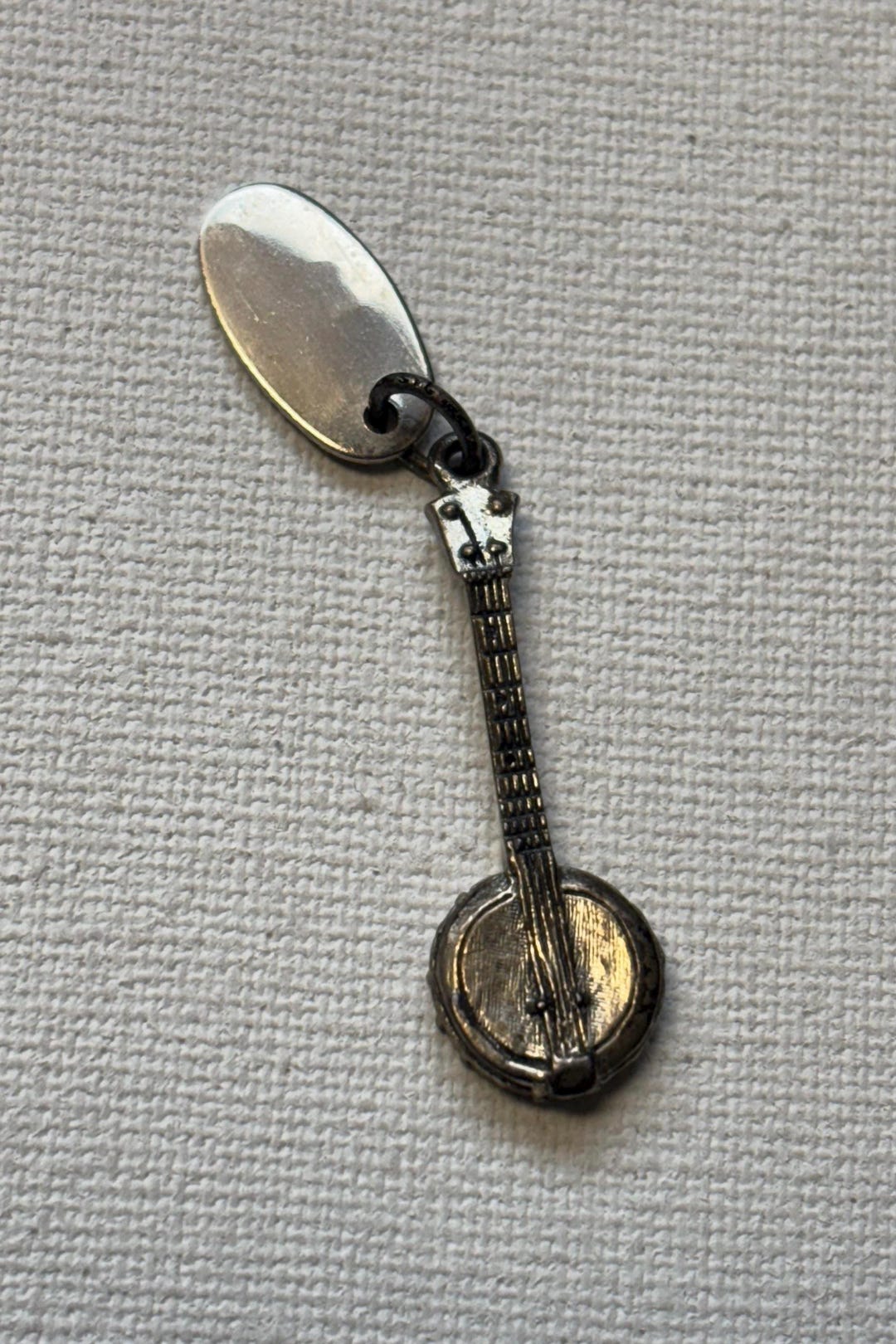 Vintage Sterling Silver Banjo Charm - Estate Find - New Orleans Hang ...
