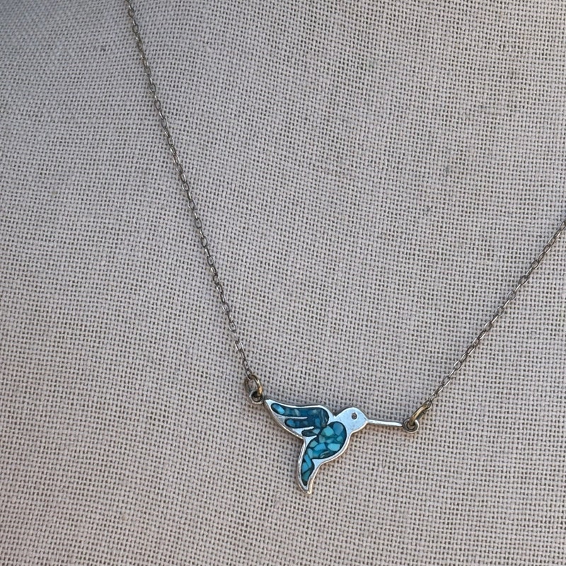Hummingbird Necklace - Etsy