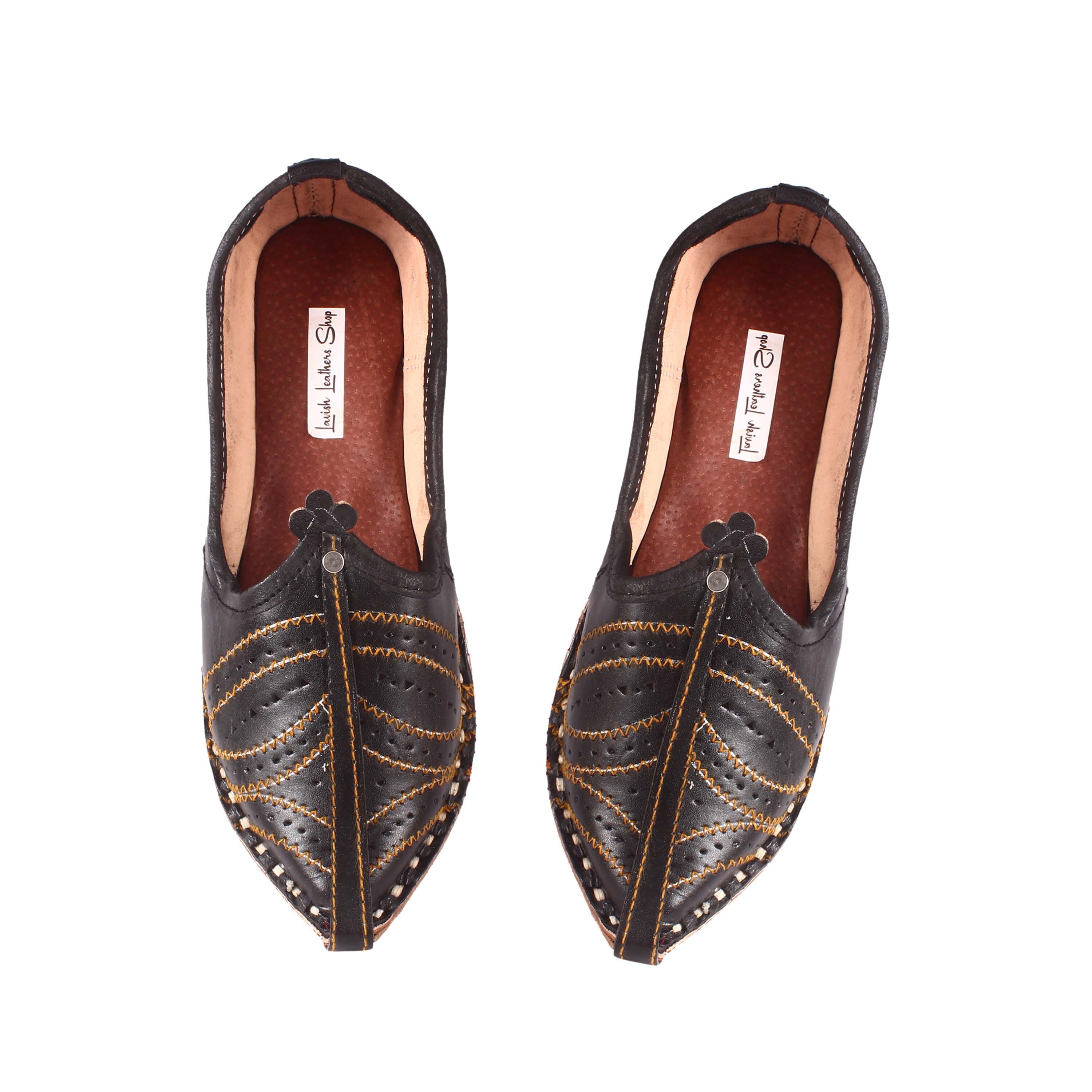 Traditional Indian Footwear Khussa Shoes for Men Punjabi Jutti Loafer ...