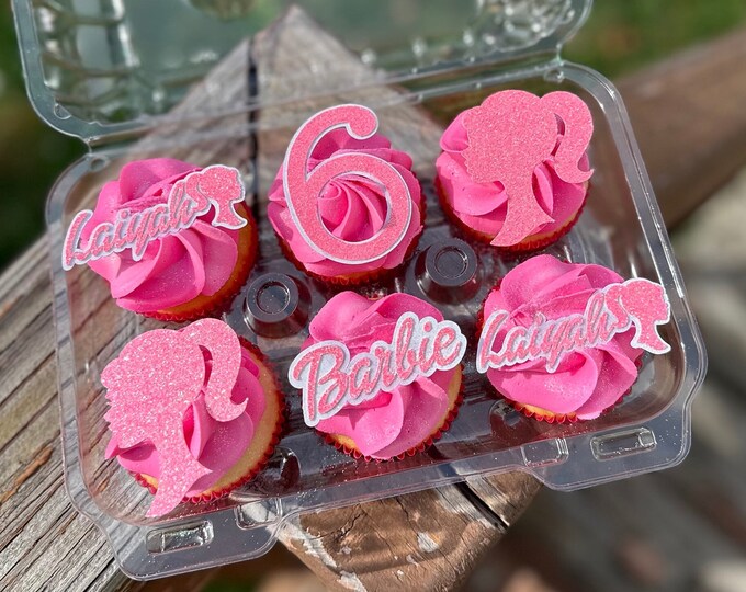 Custom Doll Cupcake Toppers - Etsy