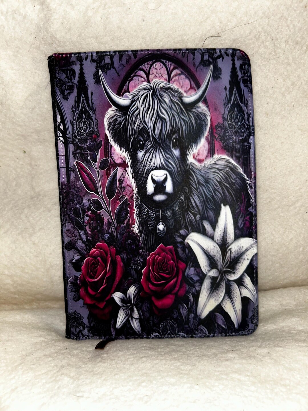 Moody Highland Cow Journal Notebook - Etsy