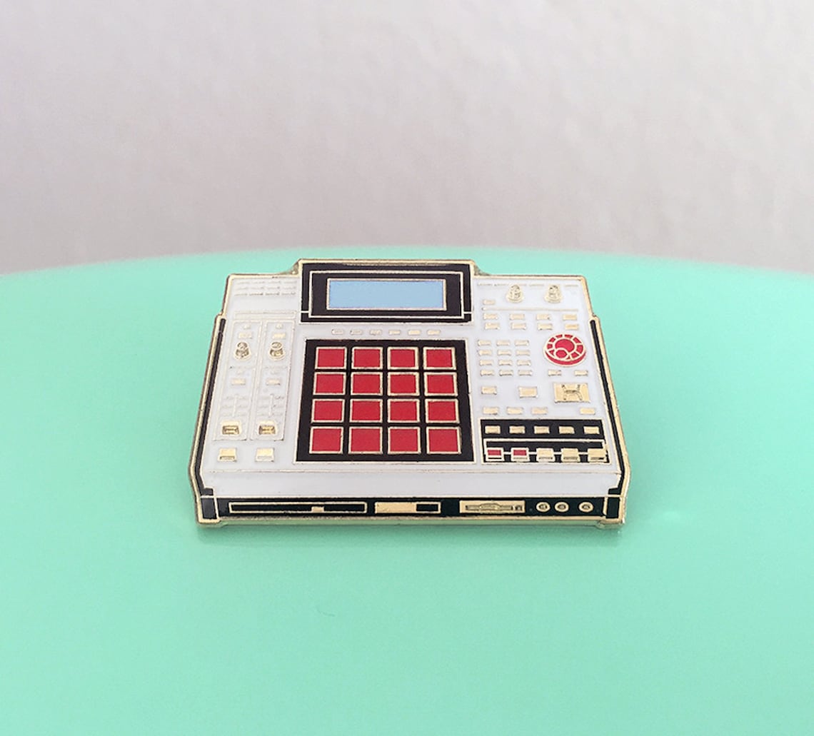 MPC 2500 Drum Machine Enamel Pin (white) - Etsy