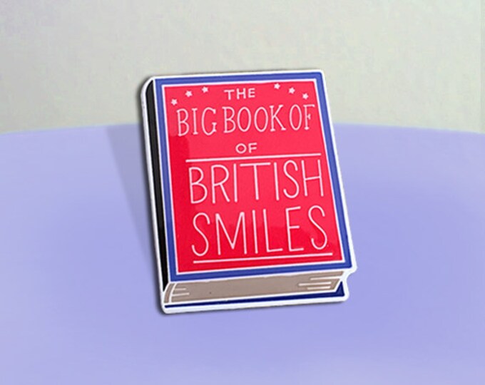 Big Book of British Smiles the Simpsons Enamel Pin - Etsy