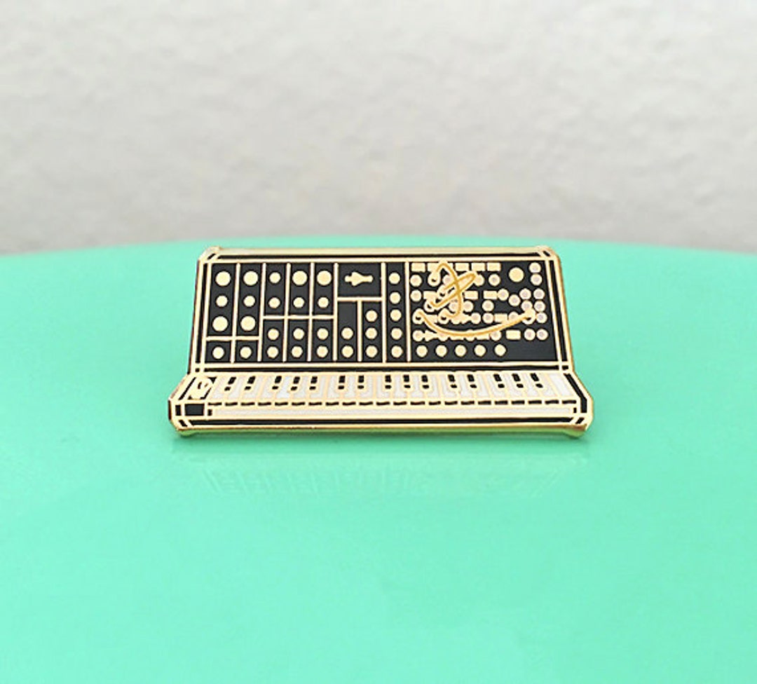 Synth Keyboard Enamel Pin - 5th Edition - Etsy