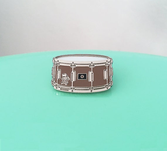 Snare Drum Enamel Pin | Etsy