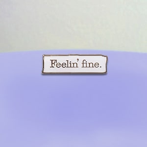 Feelin' Fine Enamel Pin the Simpsons - Etsy