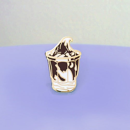 Chocolate Cake Enamel Pin - Etsy