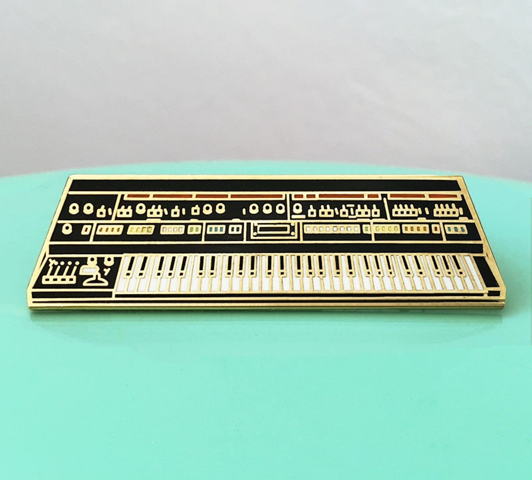 Synth Keyboard Enamel Pin - 6th Edition - Etsy