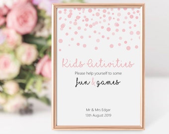 Kids wedding sign | Etsy