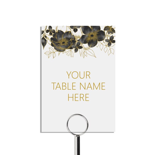 Gold Table Names - Etsy UK
