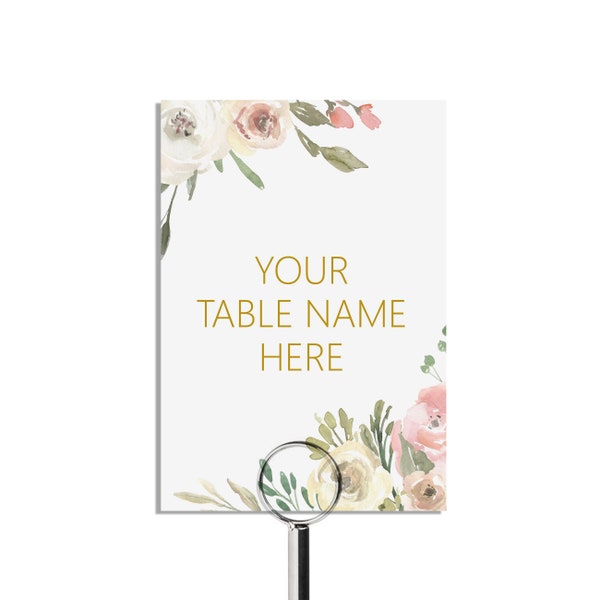 Table Name Signs - Etsy UK